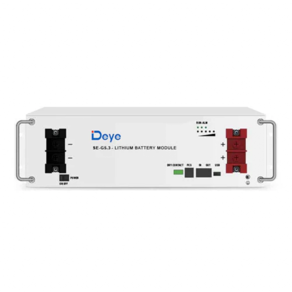 Deye SE-G5.3 solar battery LiFePO₄- Long lifespan